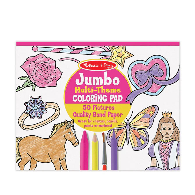 Jumbo 50-Page Kids' Coloring Pad – District25LK